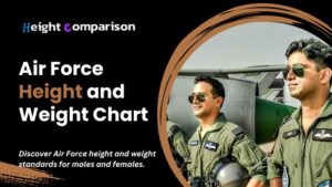 Air Force Height and Weight Chart for Male and Female